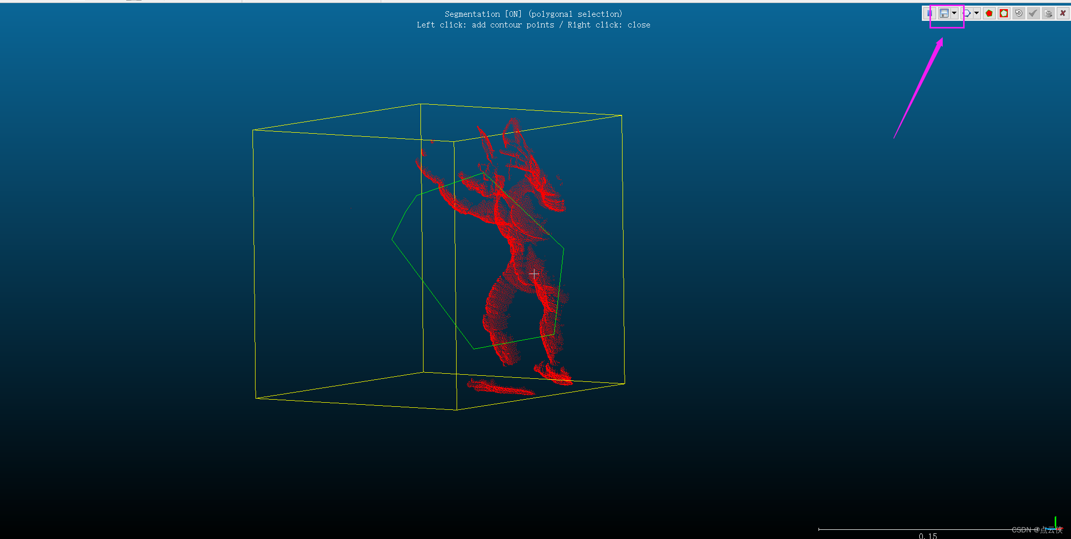 CloudCompare——矢量线采点_cloudcompare sample points原理-CSDN博客