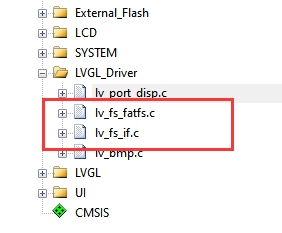 STM32移植Littlevgl(LVGL)V8.0.2使用文件系统+BMP解码显示外部FLASH中图片_lvgl读flash图片-CSDN博客