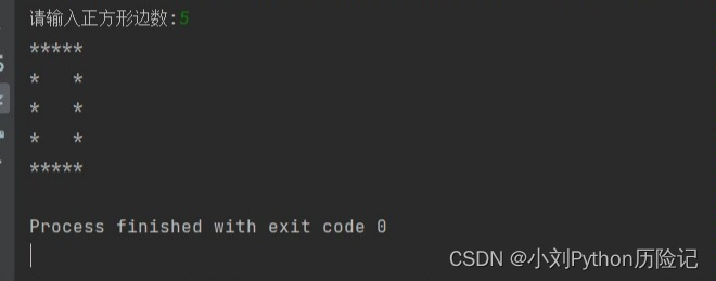 编写一个程序，用户输入整数a，a的取值范围为2~20，自动打印出一个边长为a的正方形。(第二天)_自动打印边长为a的正方形-CSDN博客