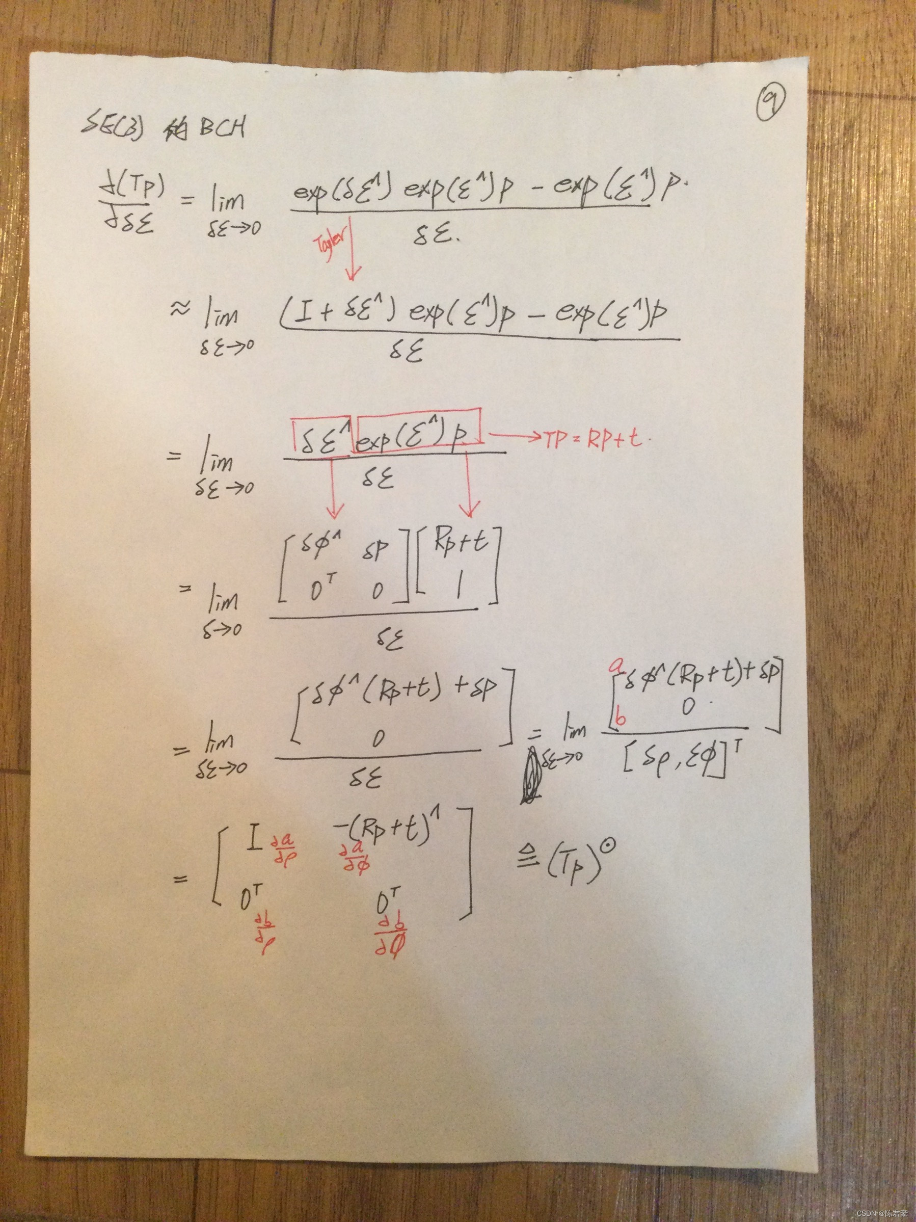 SE(3)的BCH扰动模型_se3扰动模型推导-CSDN博客