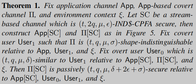 [论文笔记] Security Foundations for Application-Based Covert Communication ...