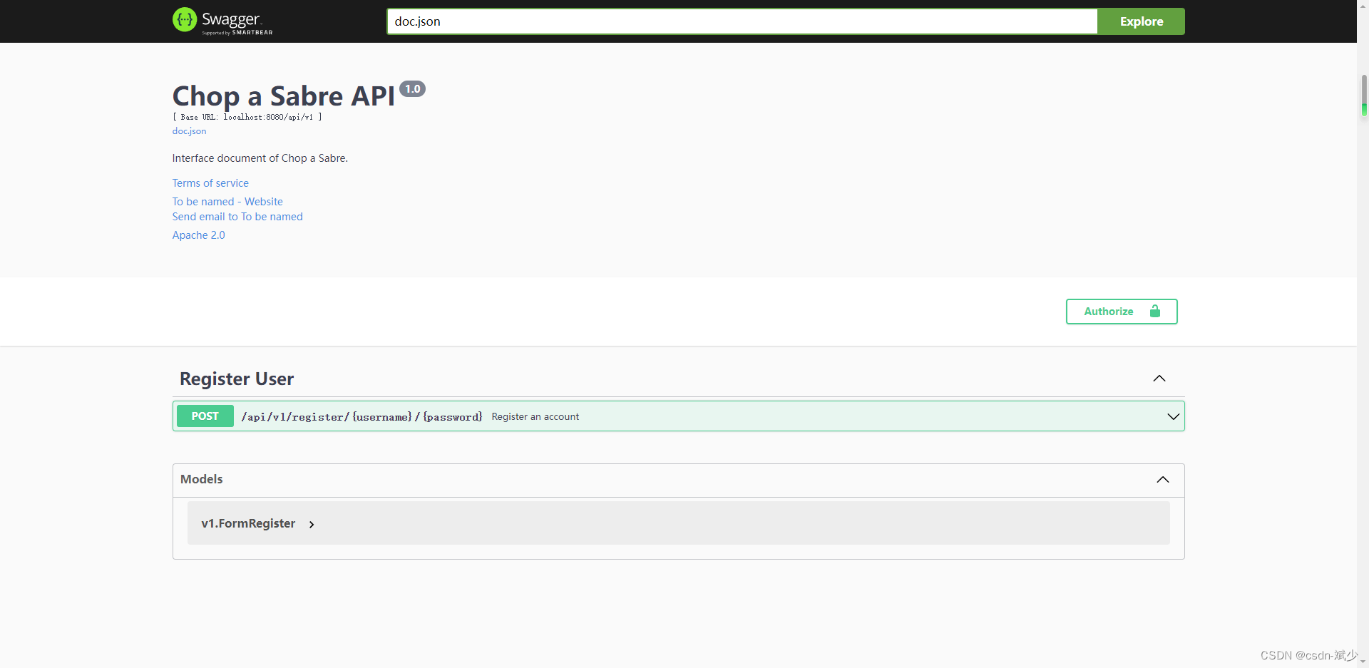 Golang Swagger Csdn博客