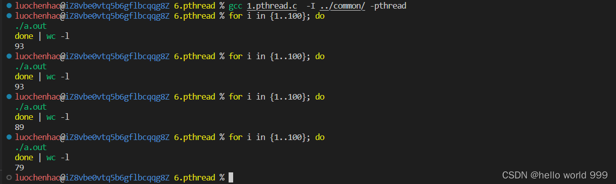 【linux系统与网络编程】10：多线程linux 多线程网络编程 Csdn博客