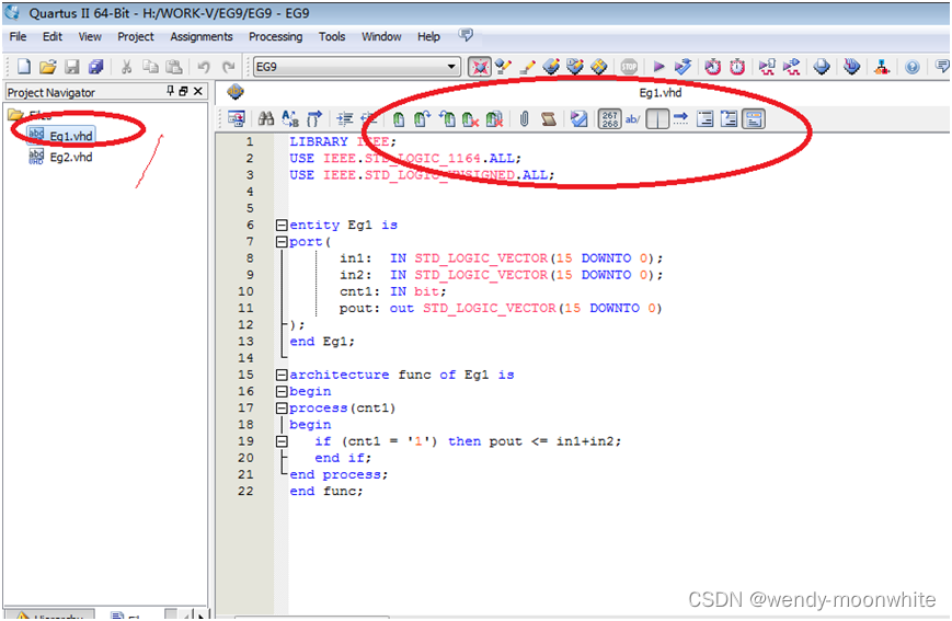 VHDL11：VHDL两个独立的vhdl文件在同一个工程中使用，加载到顶层文件中，实现模块化的功能_vhdl模块化设计-CSDN博客
