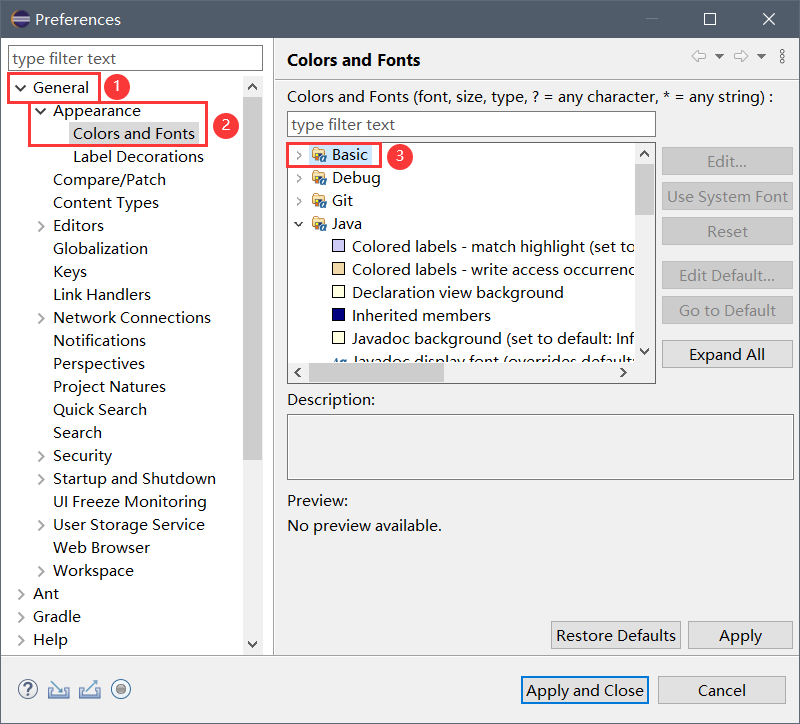 如何个性化更改Eclipse字体及背景颜色_eclipse ide for java developers 显示结果更改一下颜色-CSDN博客