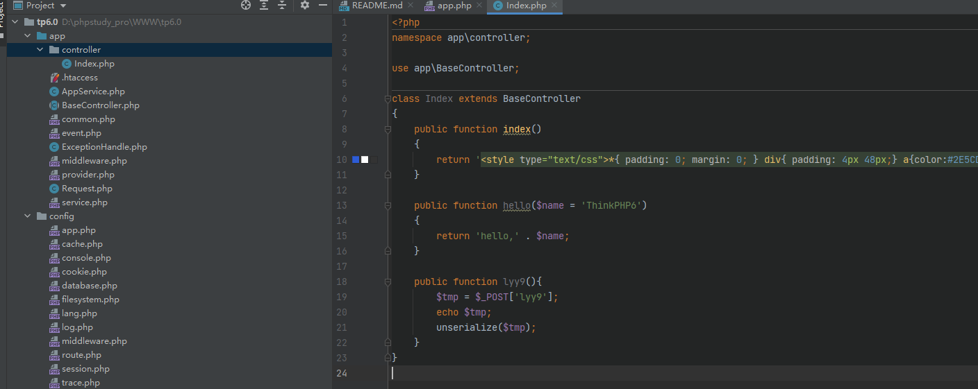 ThinkPHP v6.0.x反序列化漏洞复现与分析_thinkphp v6.0.9漏洞-CSDN博客