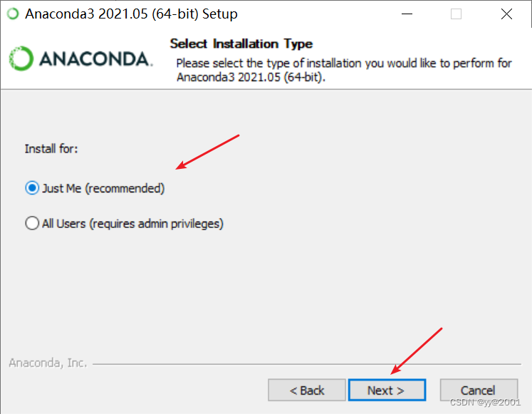【anaconda安装教程】anaconda3 2021.05 + python 3.8.8_anaconda 2021.05-CSDN博客