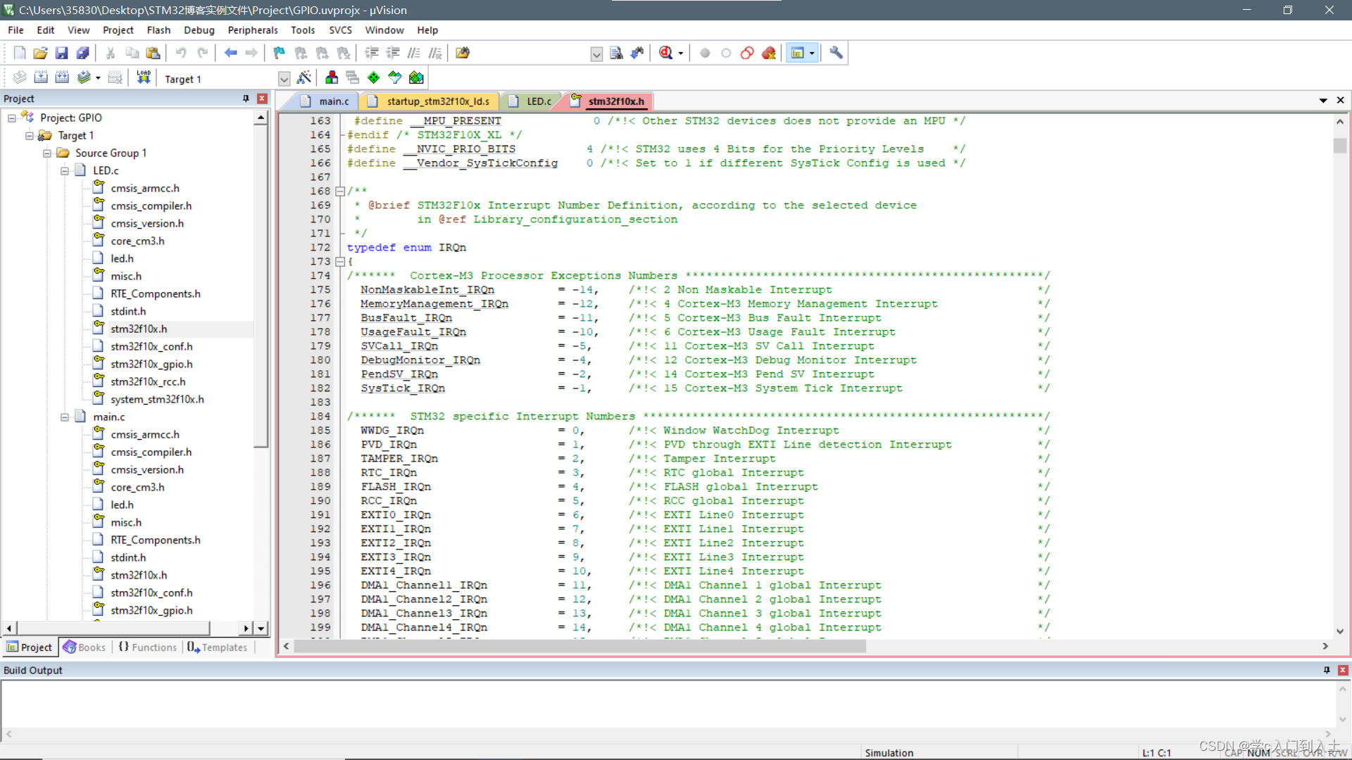 STM32-中断-NVIC与EXTI_nvic和exti的区别-CSDN博客