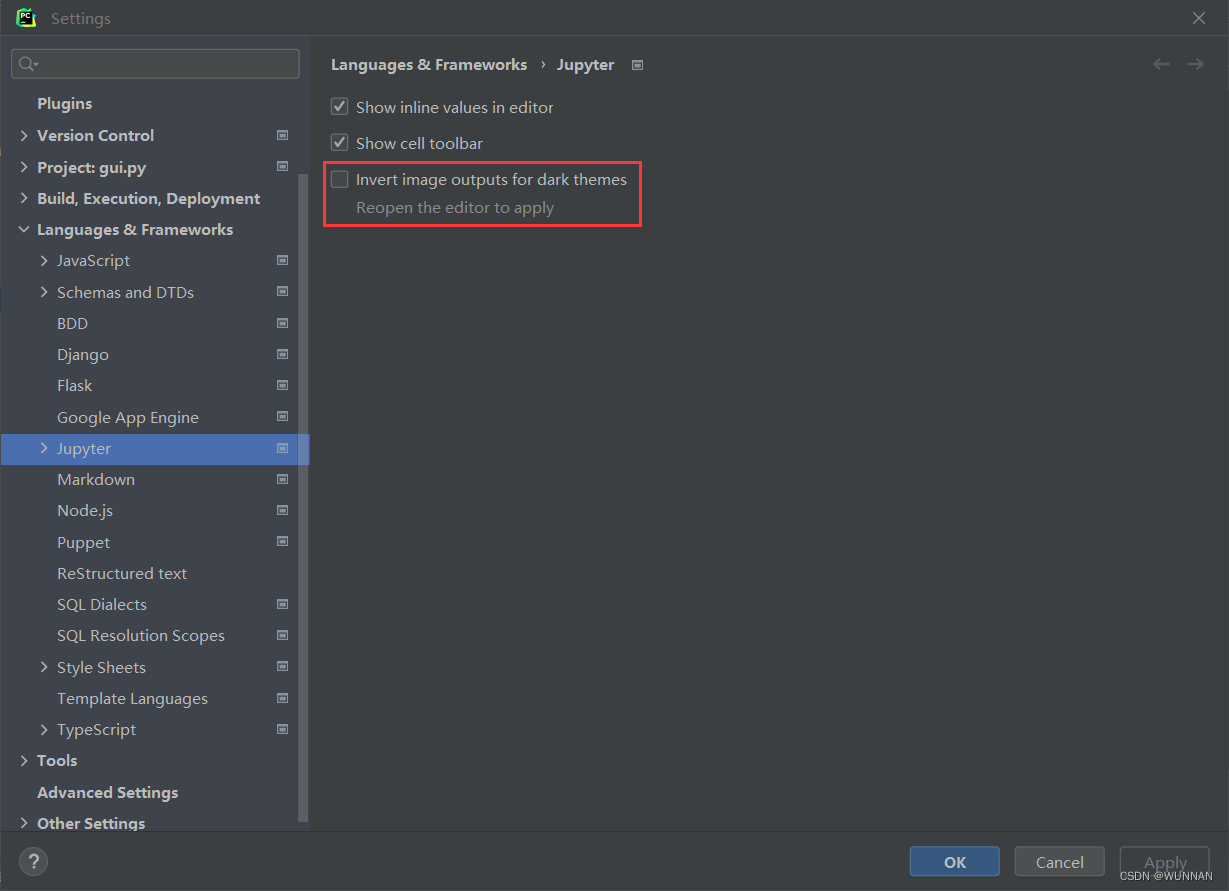 关于Pycharm主题Darcula下使用jupyter显示图片的颜色错误_jupyter 反色-CSDN博客