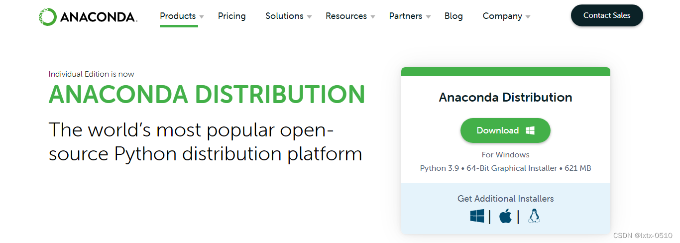 anancoda安装python环境教程-CSDN博客