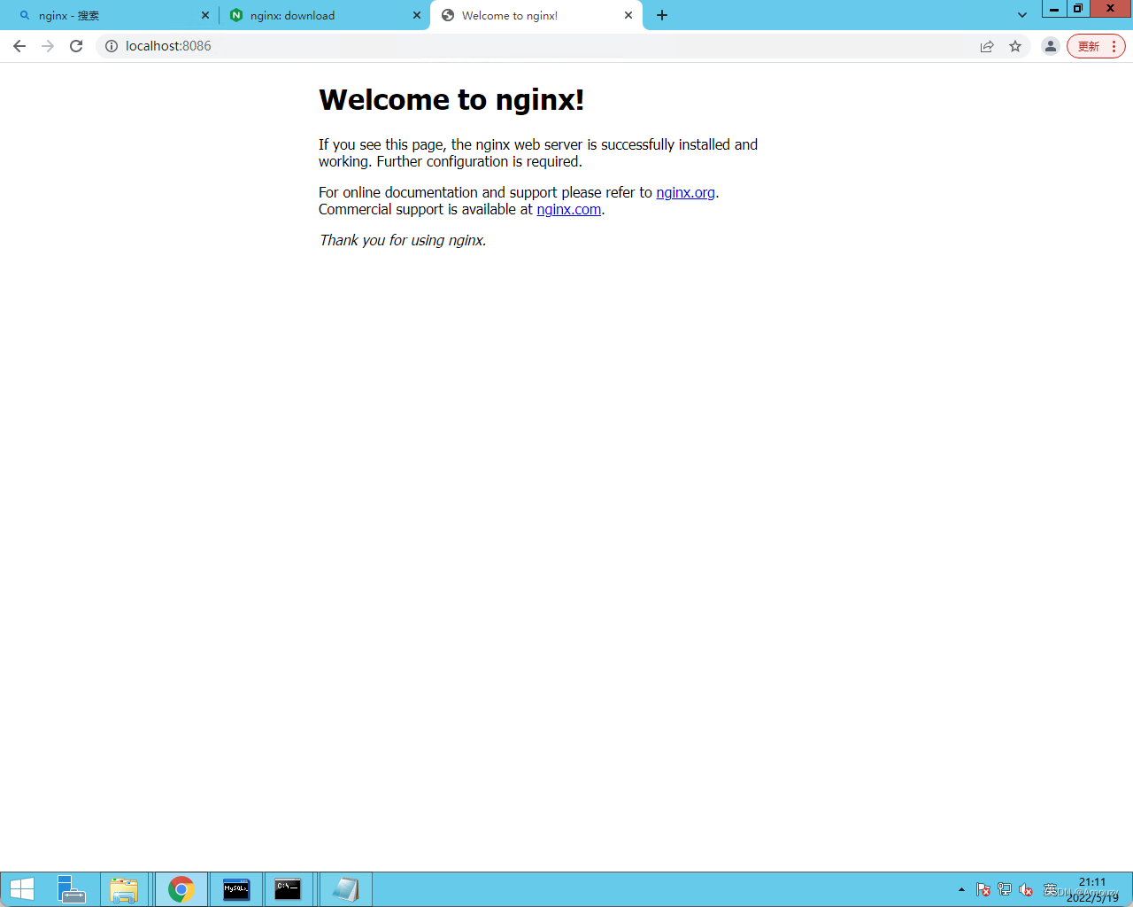 Windows系统上使用nginx部署服务（jar包形式）_nginx配置前端jar包-CSDN博客