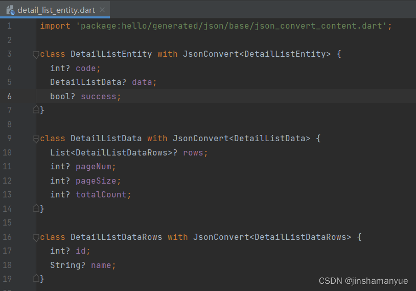 Android Studio 中使用 FlutterJsonBeanFactory-CSDN博客