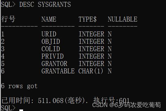 disql使用手册三：disql常用命令_disql 退出exist;-CSDN博客