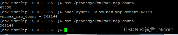max virtual memory areas vm.max_map_count [65530] is too low, increase to at least [262144] 安装 ...