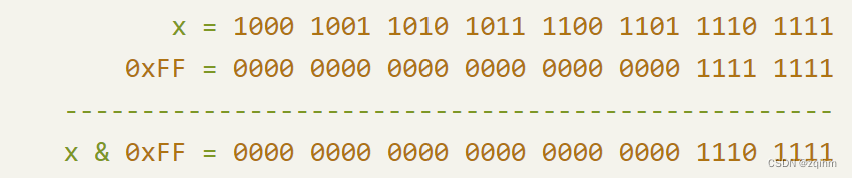 scau CSAPP 第二章家庭作业_写一个c表达式,在下列描述的条件下产生1-CSDN博客