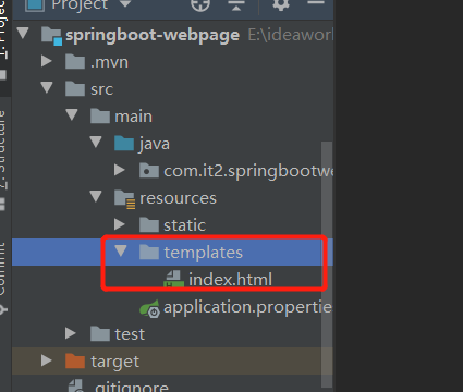 springboot基础(10):给springboot项目添加网页_springboot前端页面放哪-CSDN博客