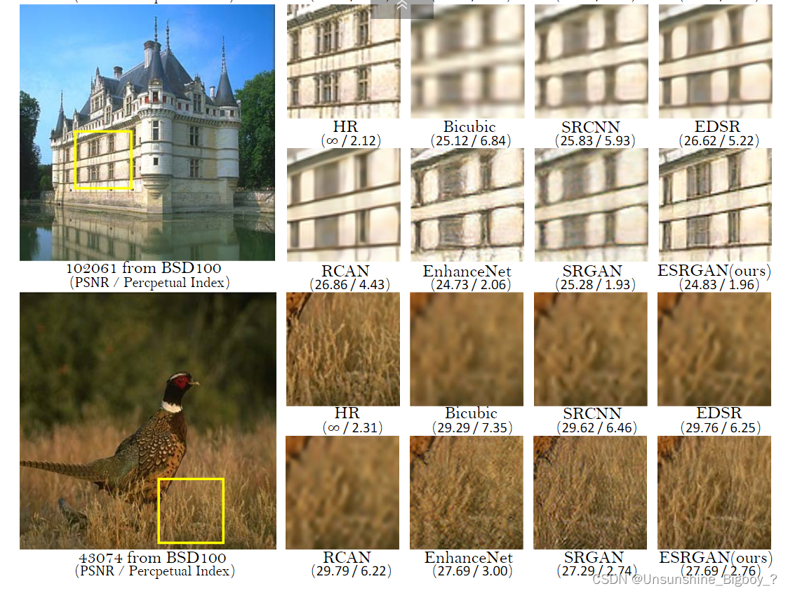 ESRGAN/ESRGAN+: Enhanced Super-Resolution Generative Adversarial Networks 论文笔记_esrgan改进-CSDN博客