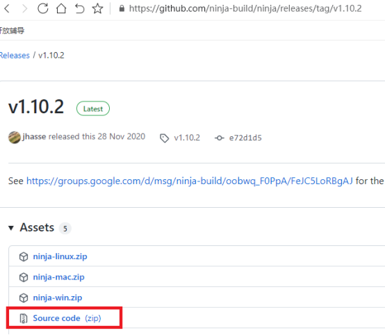 ninja源码下载及编译（Win10+VS2019）_ninja下载-CSDN博客