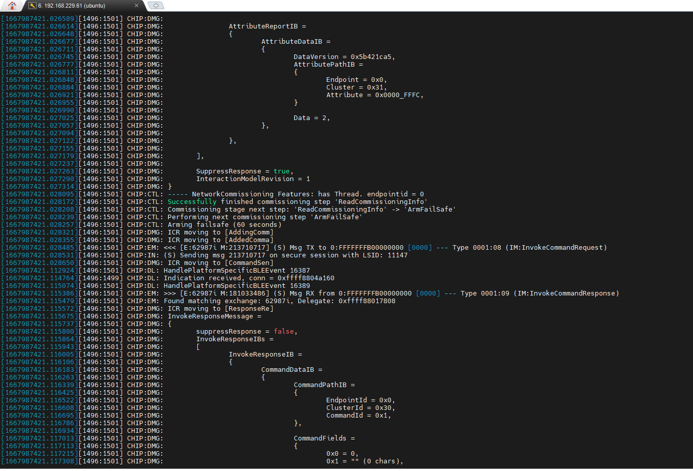 Matter Over Thread实战教程-Silicon Labs EFR32-2-03：官方Demo功能测试_mattertool代码 ...