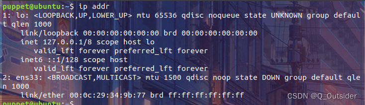 Linux常用指令（笔记）_sudo dhclient ens33-CSDN博客