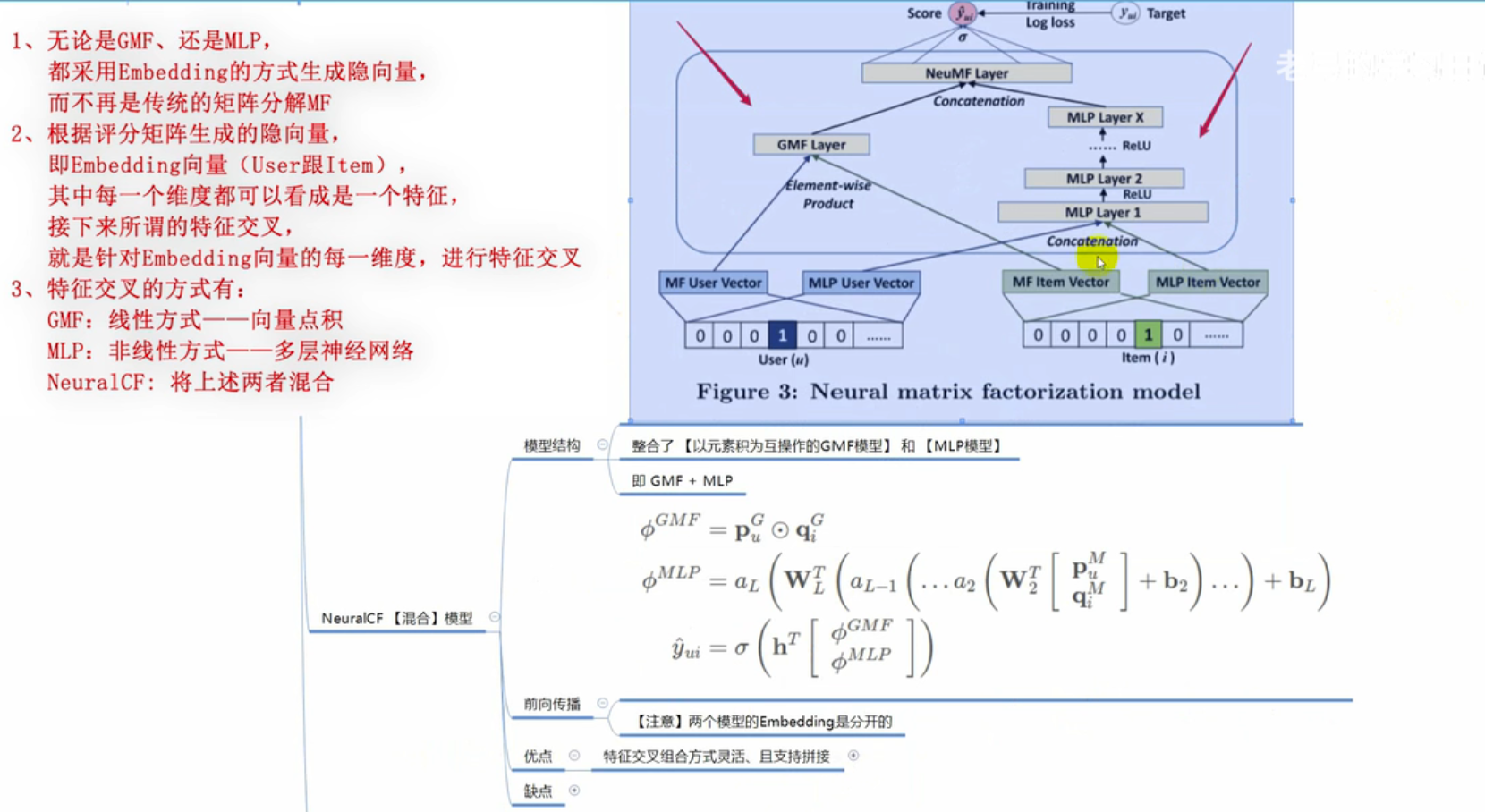 【推荐系统】NeuralCF的理解_推荐系统gmf-CSDN博客