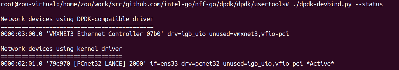 记录一次不太正规nff-go（基于DPDK）的环境配置-CSDN博客