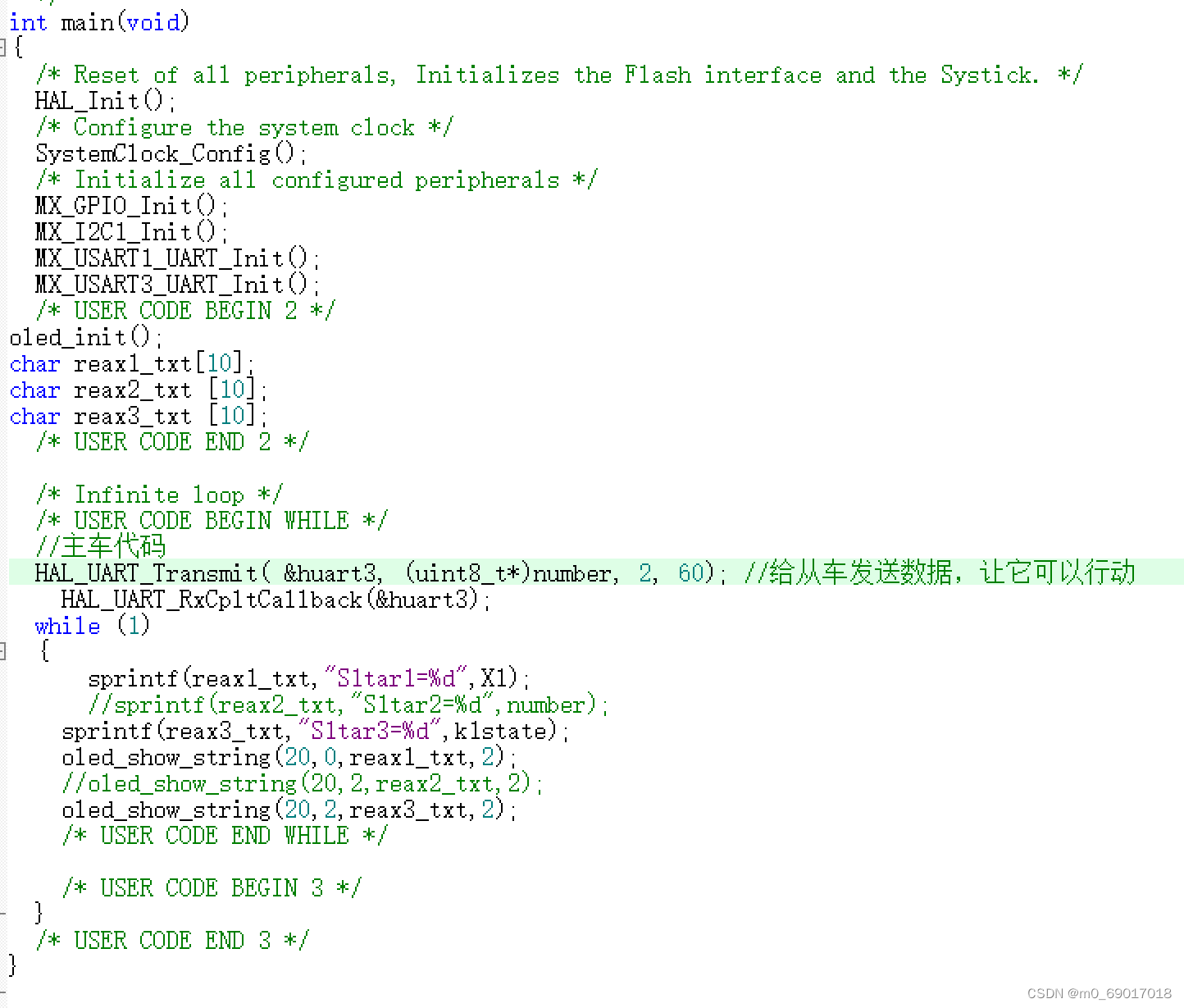 电赛-OPENMV与32通信和基于hc-05蓝牙双车通信（HAL库）_openmv与stm32通信hal-CSDN博客