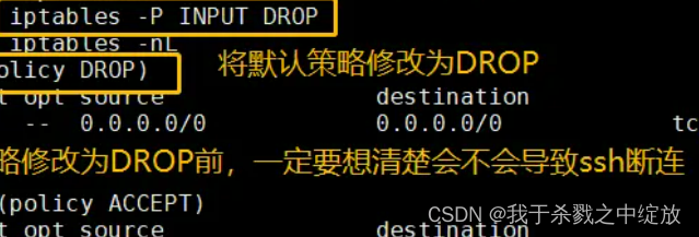 iptables防火墙_iptables drop all-CSDN博客