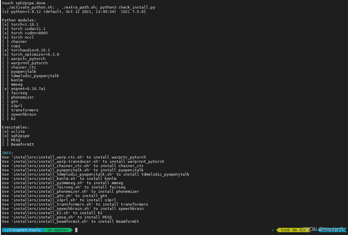Ubuntu 安装 Espnet下载espnet Docker Csdn博客