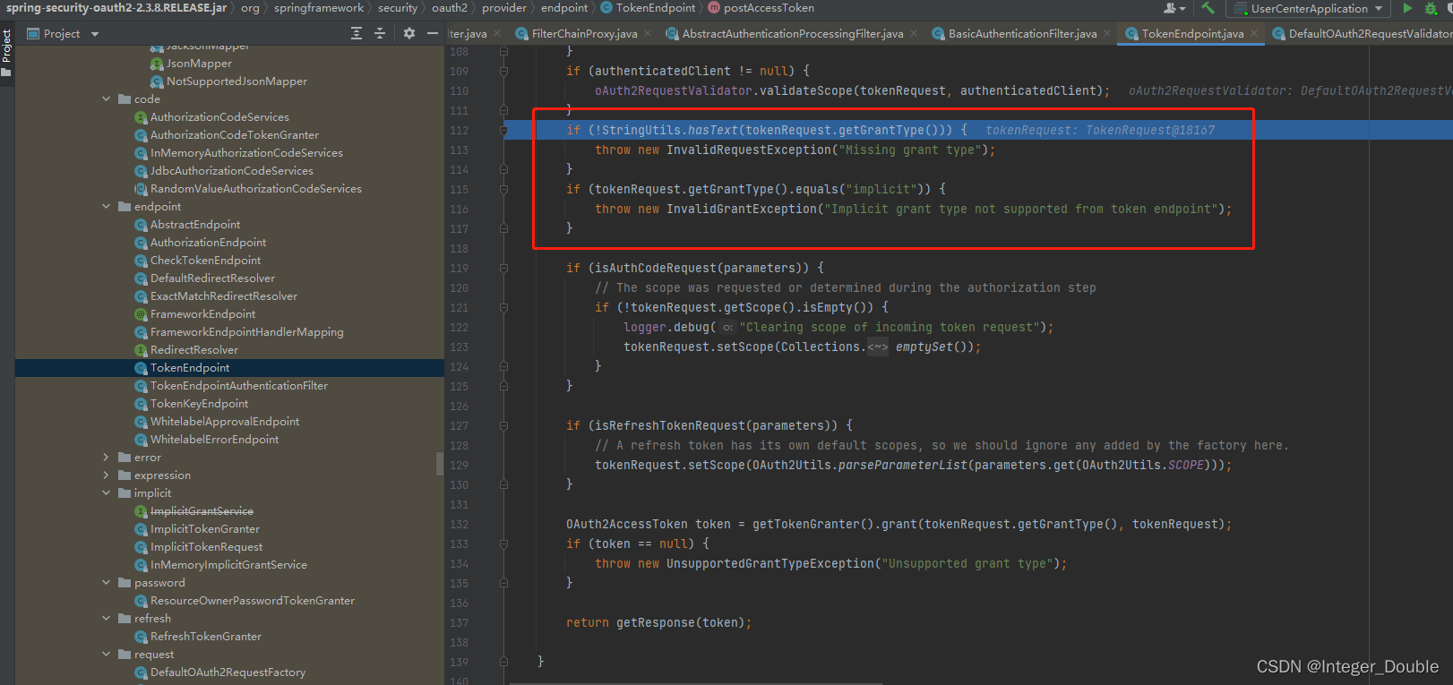 spring-cloud-starter-oauth2 密码模式认证过程-CSDN博客