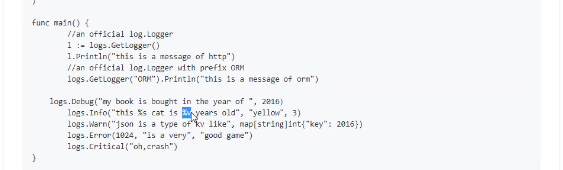 beego框架的日志组件logs_beego logs-CSDN博客