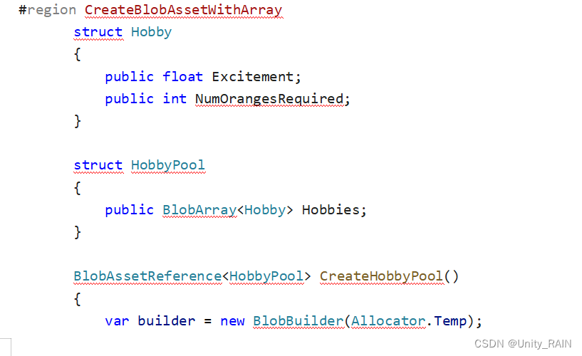 Unity DOTS系列之BlobAsset核心机制分析-CSDN博客