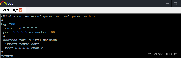 BGP与OSPF交互（EGP与IGP）_bgp引入ospf-CSDN博客