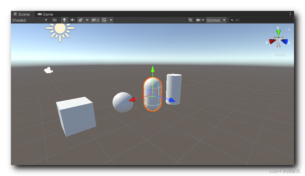 【unity3d】游戏物体操作 ④ 选中多个游戏物体操作 复制选中物体 聚焦选中物体 激活、禁用选中物体 对齐选中物体