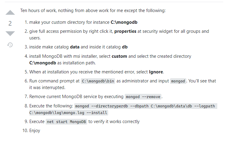 Error: 1307. Verify that you have sufficient privileges to modify the security permissions for ...
