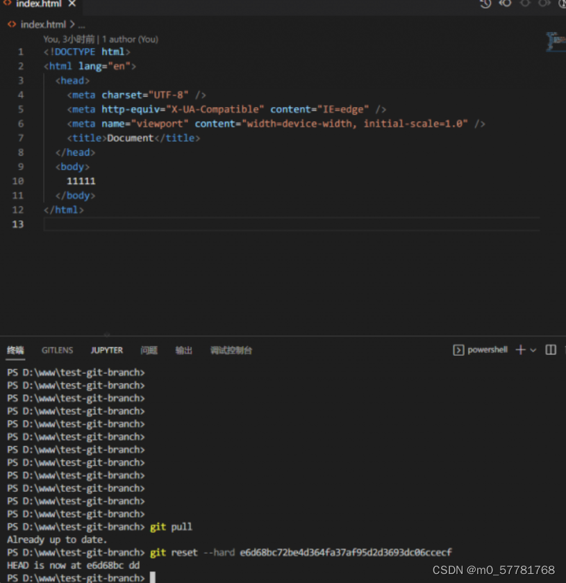 git回滚操作系列—浅析_git pull 回滚_m0_57781768的博客-CSDN博客