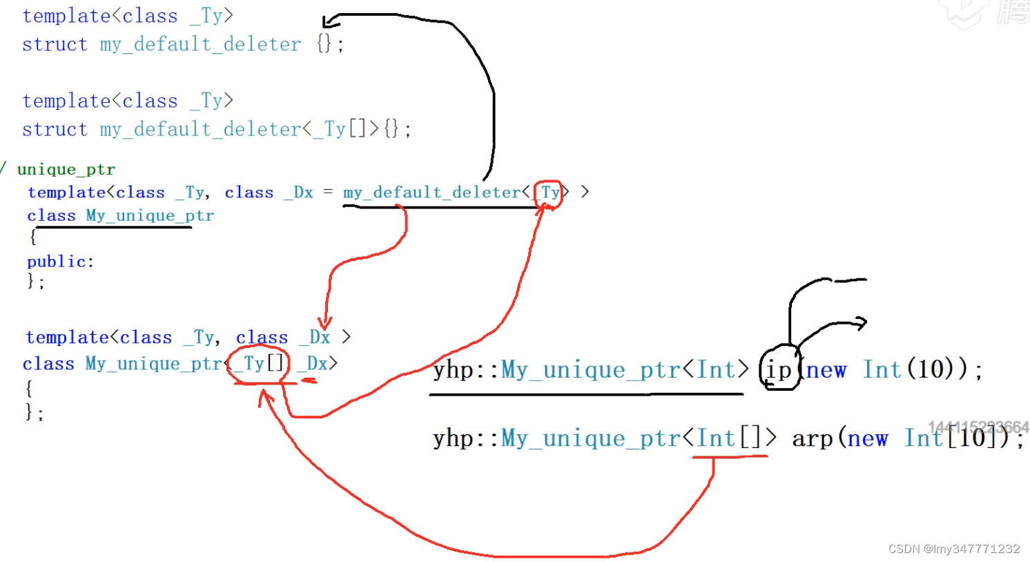 智能指针之unique_ptr简单实现_实现unique ptr-CSDN博客