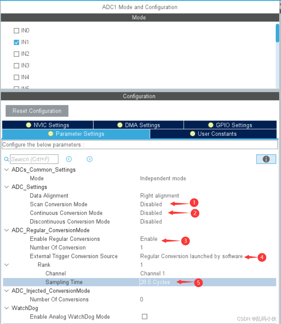 STM32 hal库使用笔记（五）ADC—单通道/双通道DMA传输_hal adc dma-CSDN博客