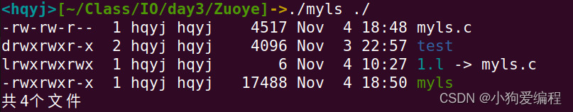 C语言模拟实现 Linux下 ls -l shell命令_仿写linux下的ls-l命令-CSDN博客