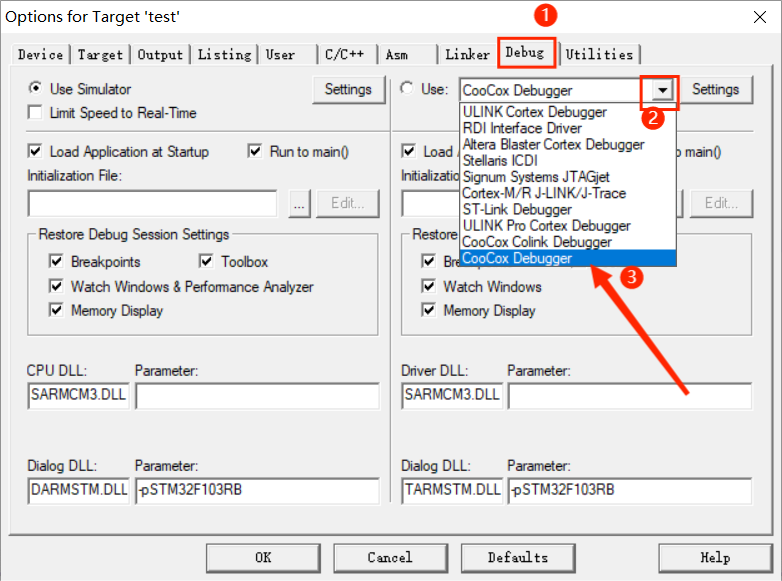 蓝桥杯嵌入式-CT117E环境配置_coocox debugger-CSDN博客