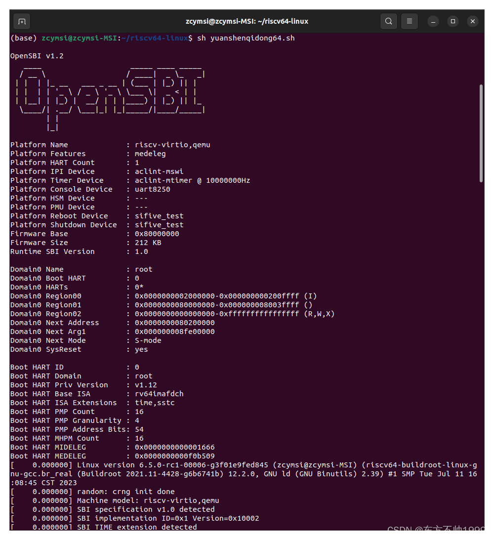 使用QEMU运行RISC-V Linux（根文件系统BusyBox）_qemu riscv-CSDN博客
