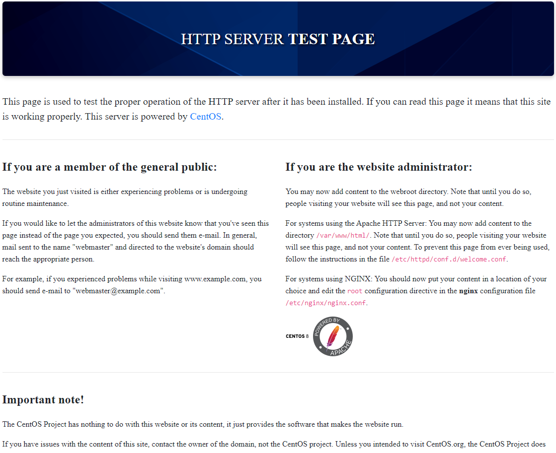Apache-httpd服务基于CentOS8的部署与验证_centos 8 apache 跳转-CSDN博客