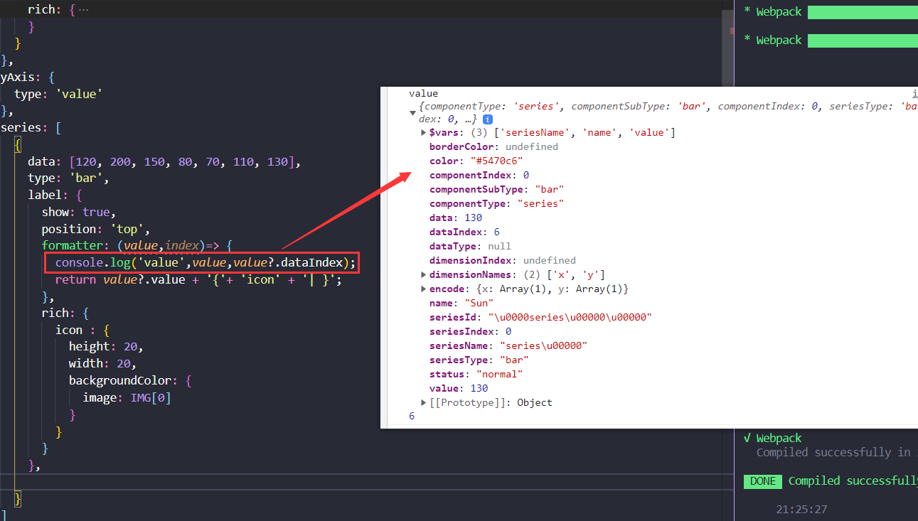 Echart柱状图-柱子顶部显示数值/显示图标_echarts柱状图顶部数字位置-CSDN博客