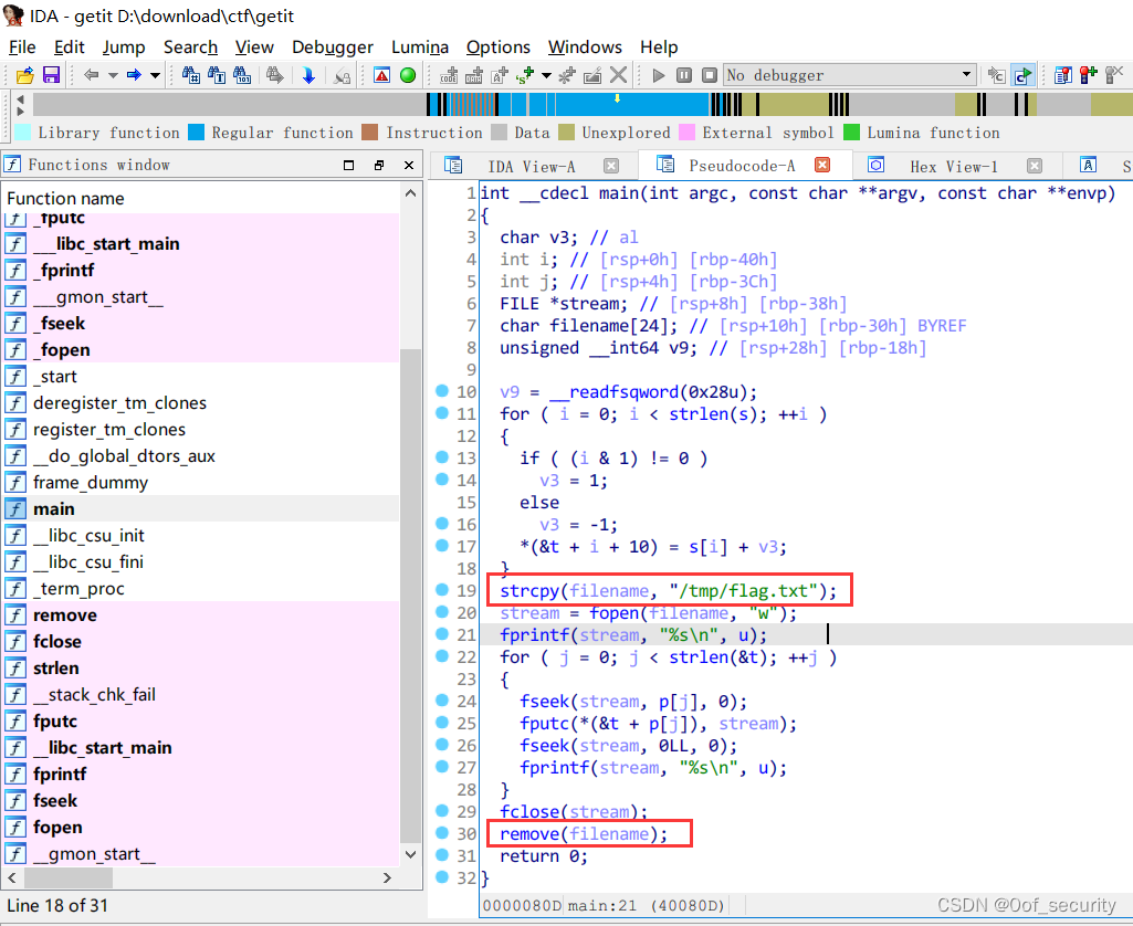 Xctf Reverse Getitxctf 逆向 Getit下载 Csdn博客
