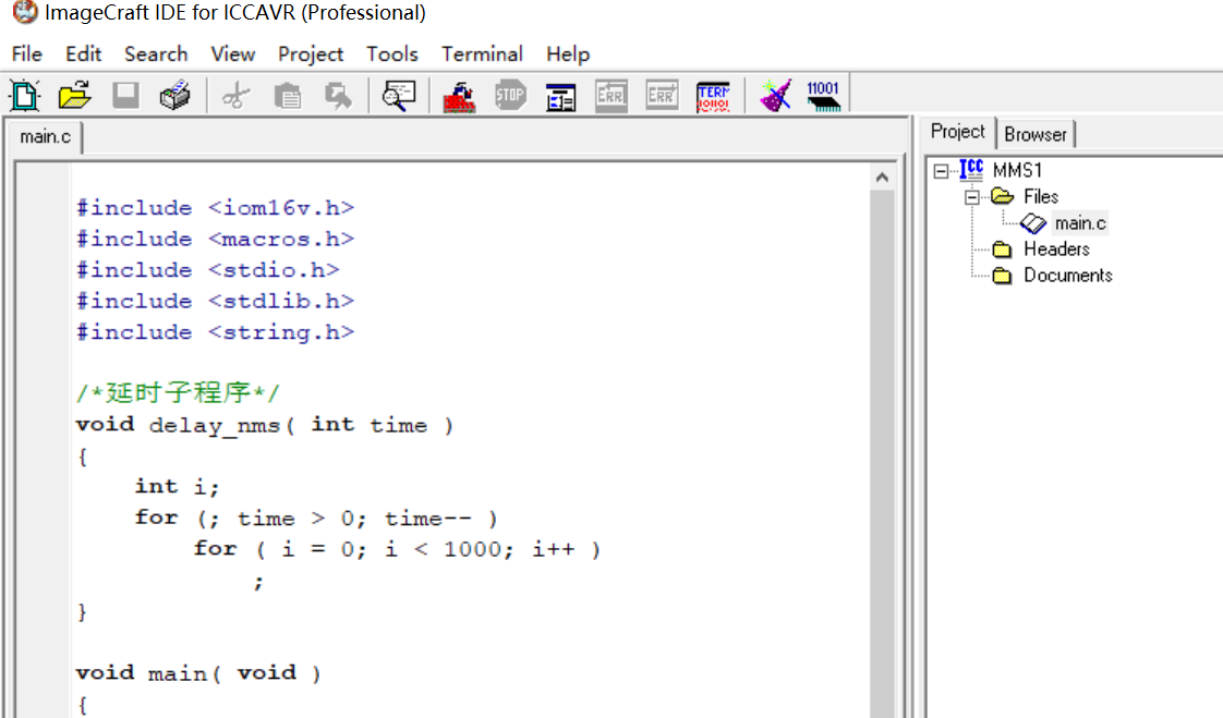 ICCV7 For AVR 使用教程 Atmega16 单片机-CSDN博客