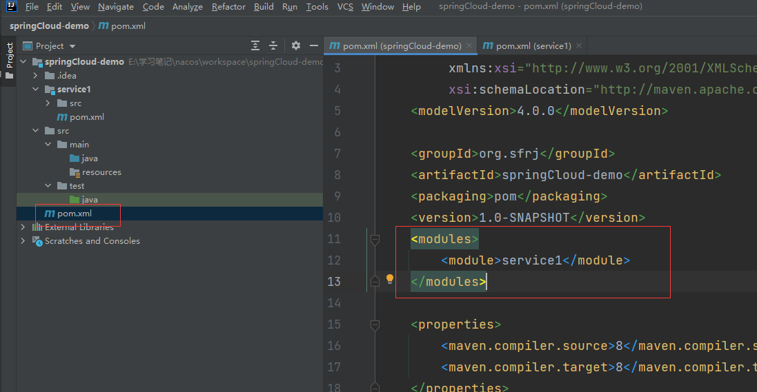 SpringCloud——Maven方式创建微服务项目（如何分别打包启动）、公共模块如何创建和引入以及如何远程调用(Feign)_springcloud 微服务 maven 打包-CSDN博客