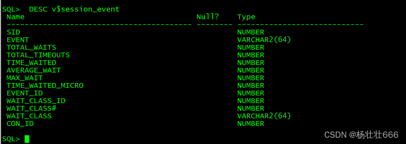 ORACLE数据库中查看：【性能相关的视图】_v$sysmetric-CSDN博客