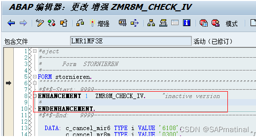 SAP ABAP MR8M校验增强_mr8m 增强-CSDN博客