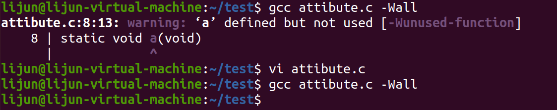 __attribute__((unused)) 的含义_c 语言 arribute unused-CSDN博客