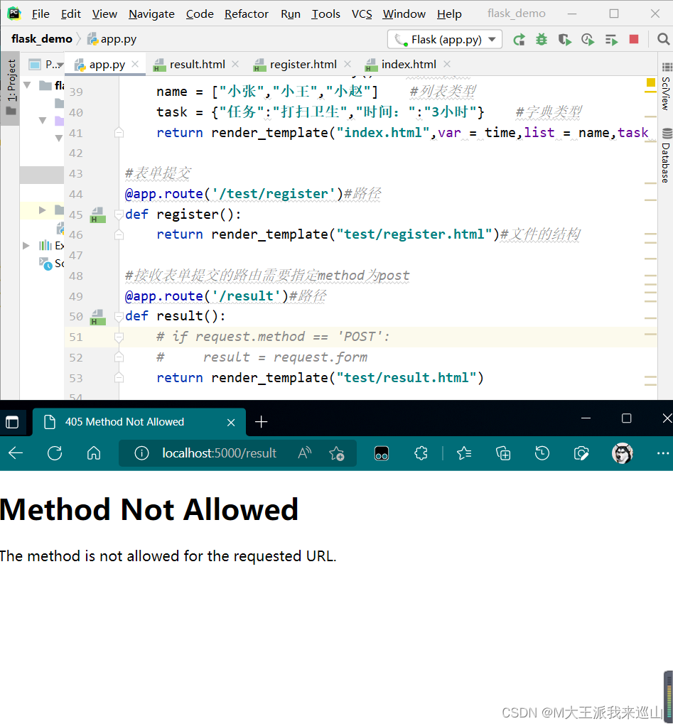 pycharm专业版创建flask项目|下载flask包|以及一些例子_flask下载-CSDN博客